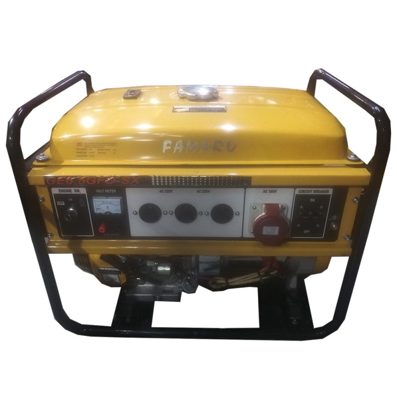GE 6.5 GFD SX Petrol Generator Three Phase 6KVA (Demo) - Engine Den