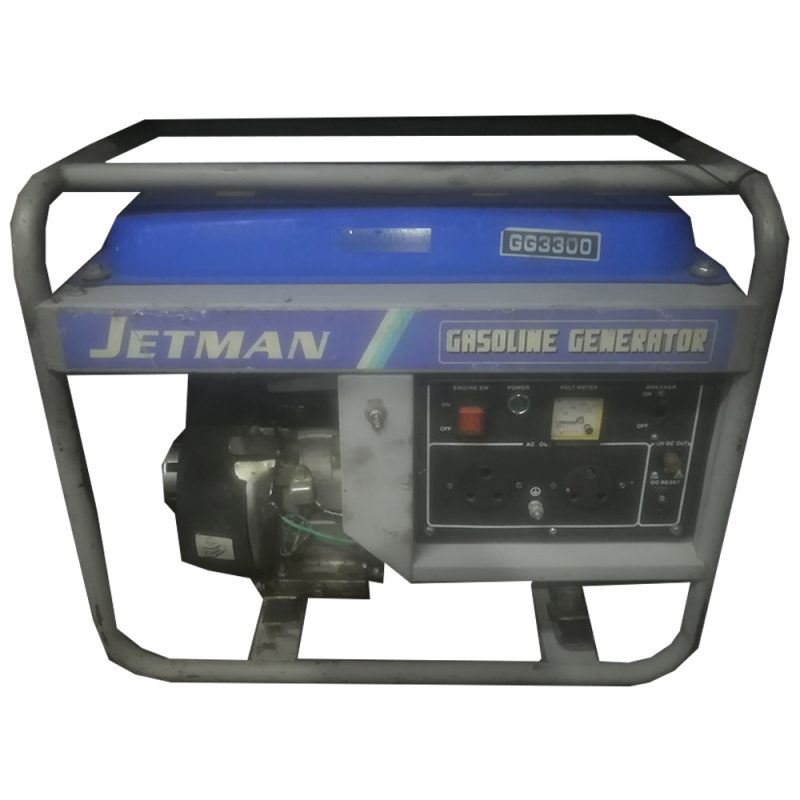 Jet Man GG3300 Petrol Generator Single Phase (Used SH) - Engine Den